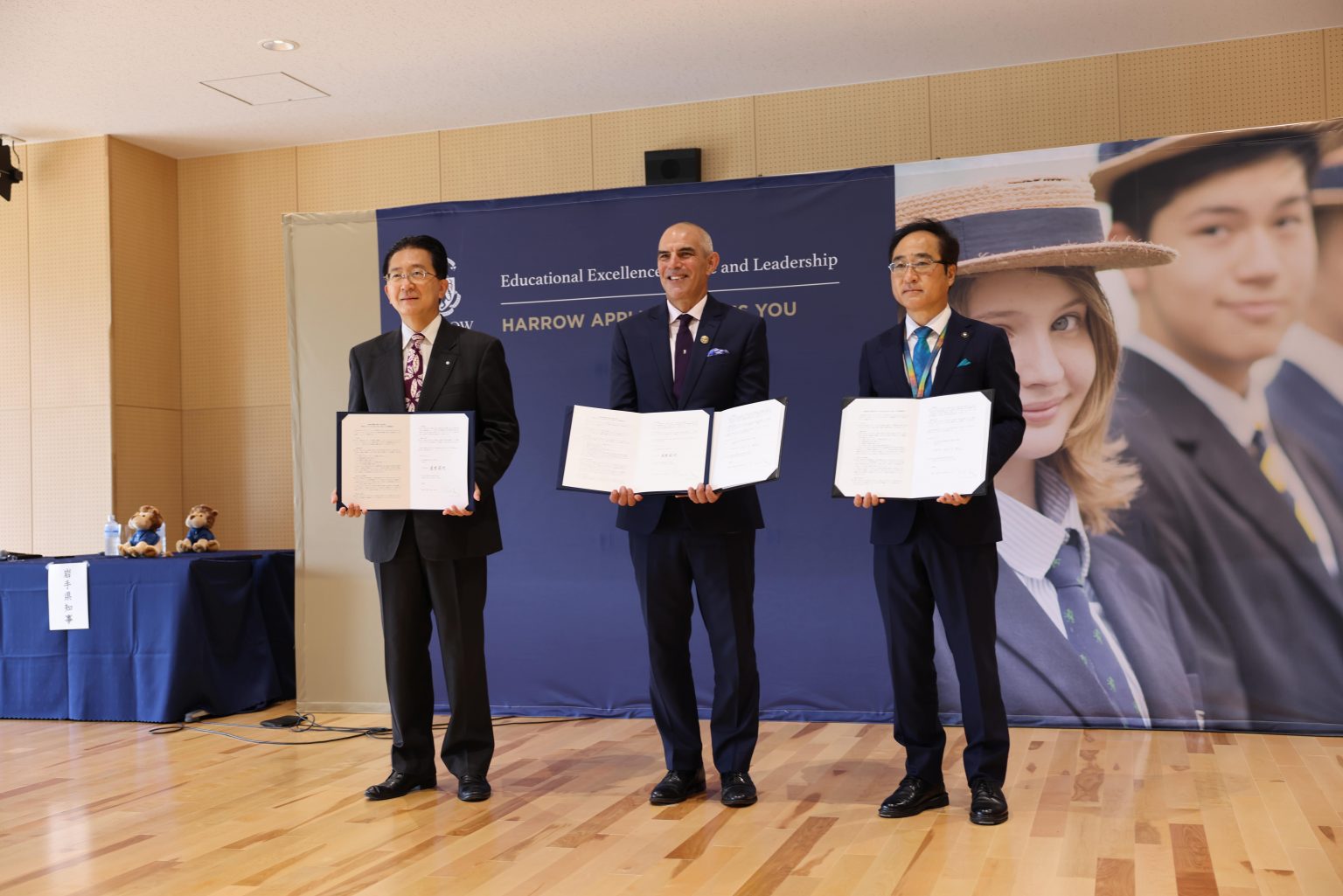 Signing Ceremony at Harrow International School Appi, Japan - AISL ...